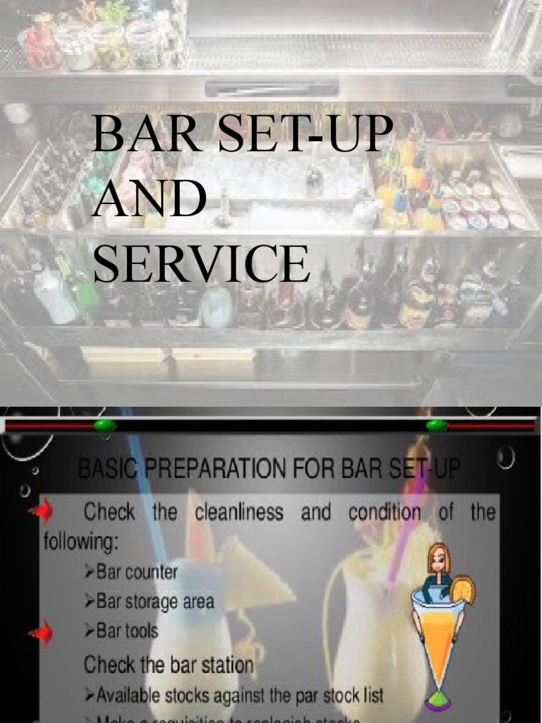 A Concise Guide to Proper Bar Setup and Excellent Customer Service ...