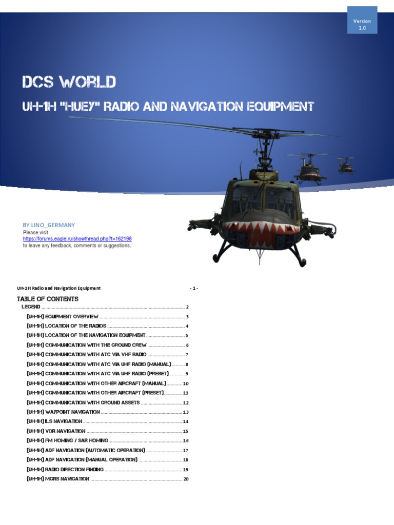 UH-1H Huey Radio and Navigation Equipment v. 1.0 | PDF