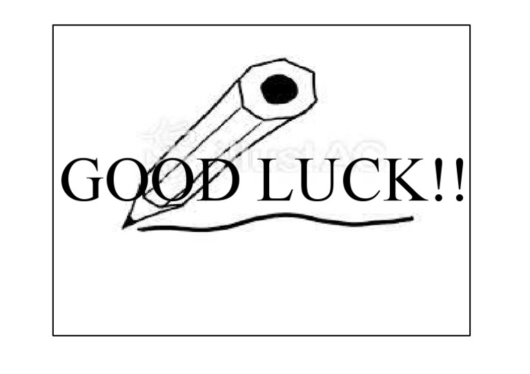 Good Luck | PDF