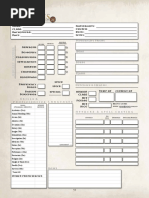 Rifts - Character Sheet | PDF | Role Playing | Entertainment