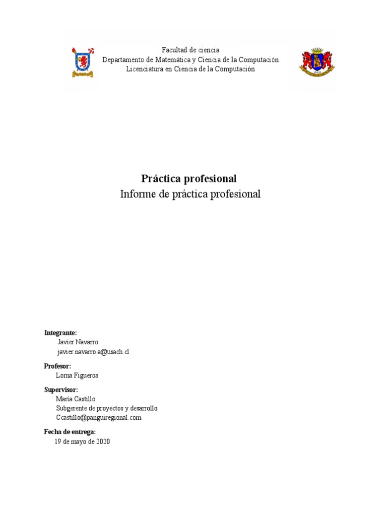 Informe Práctica | PDF | Ingeniería de software | Software