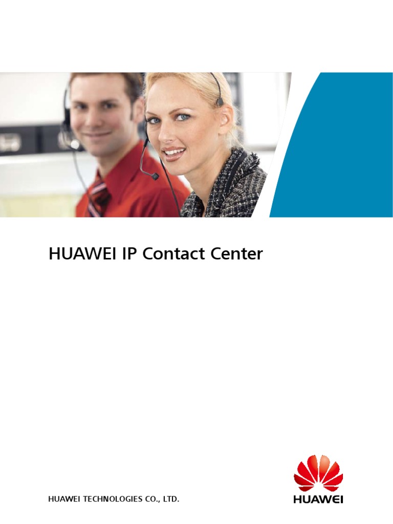 HUAWEI IP Contact Center | PDF | Call Centre | Interactive Voice Response