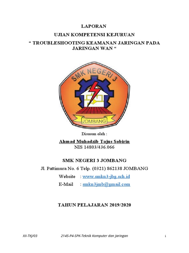 LAPORAN UKK-Revisi | PDF