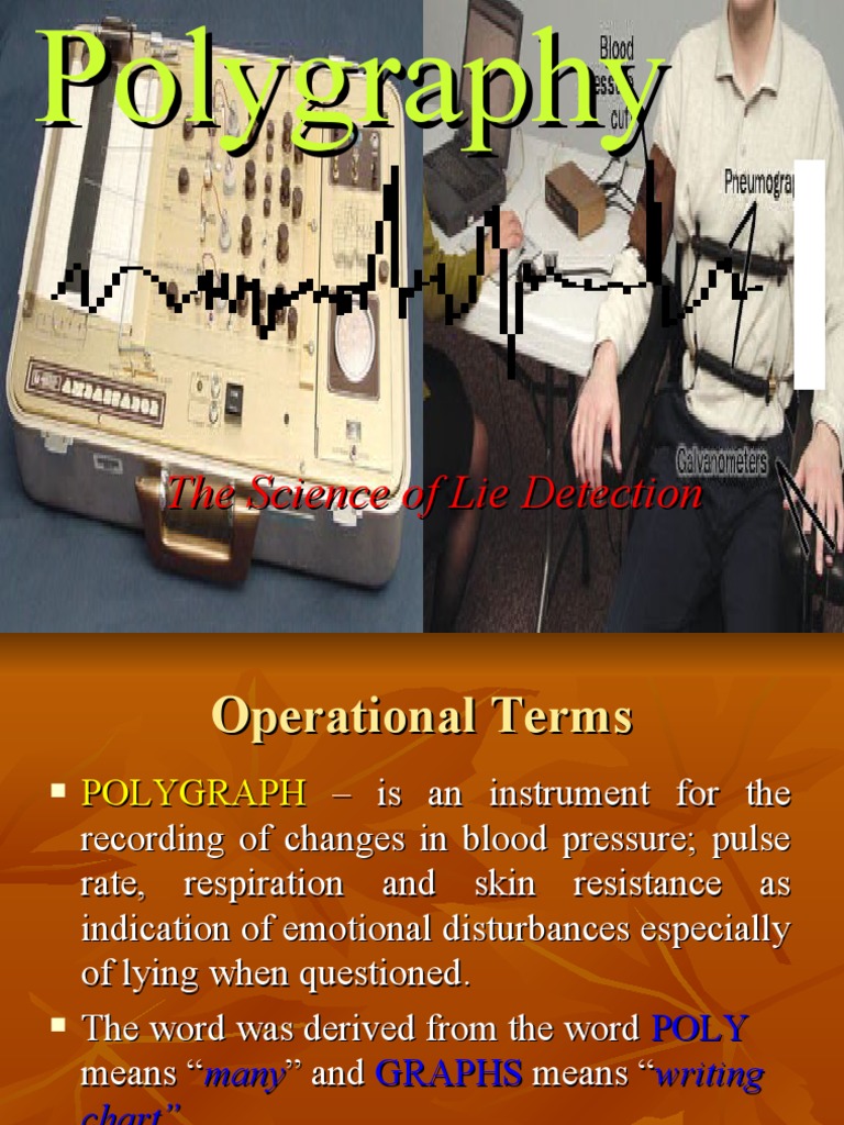 Polygraphy New | PDF | Lie | Polygraph