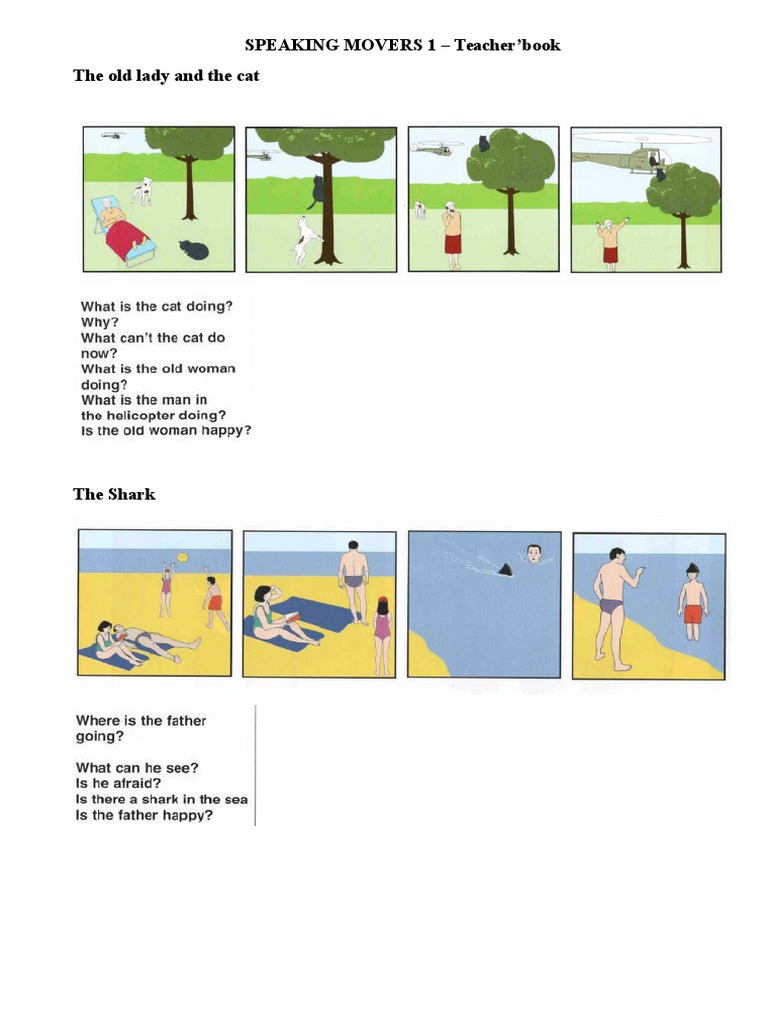 SPEAKING MOVERS 1 - Teacher'book The Old Lady and The Cat | PDF ...