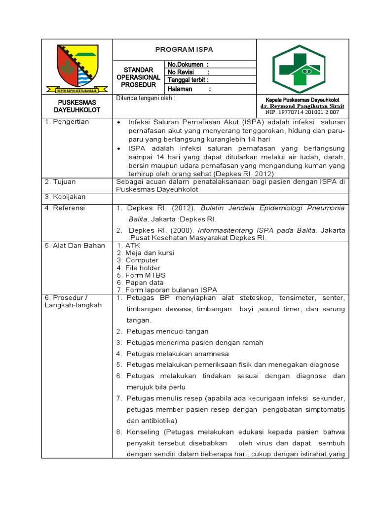 SOP Ispa | PDF