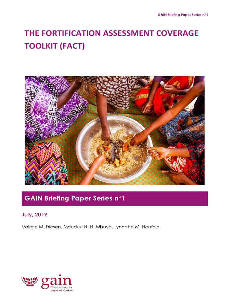 Briefing Paper Series 1 Fact | PDF | Foods | Food And Drink