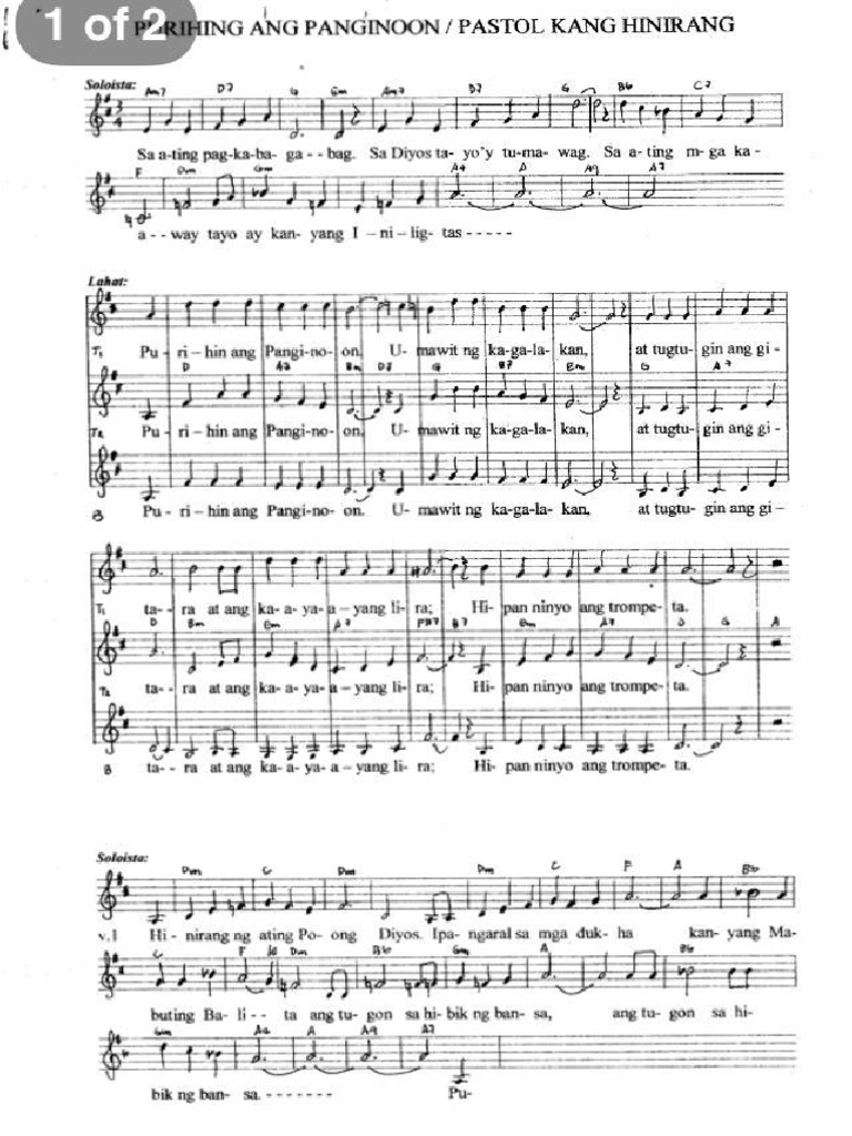 Purihin Ang Panginoon-Pastol Kang Hinirang PDF | PDF