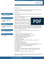 Clothes and Fashion Questionnaire | PDF | Questionnaire