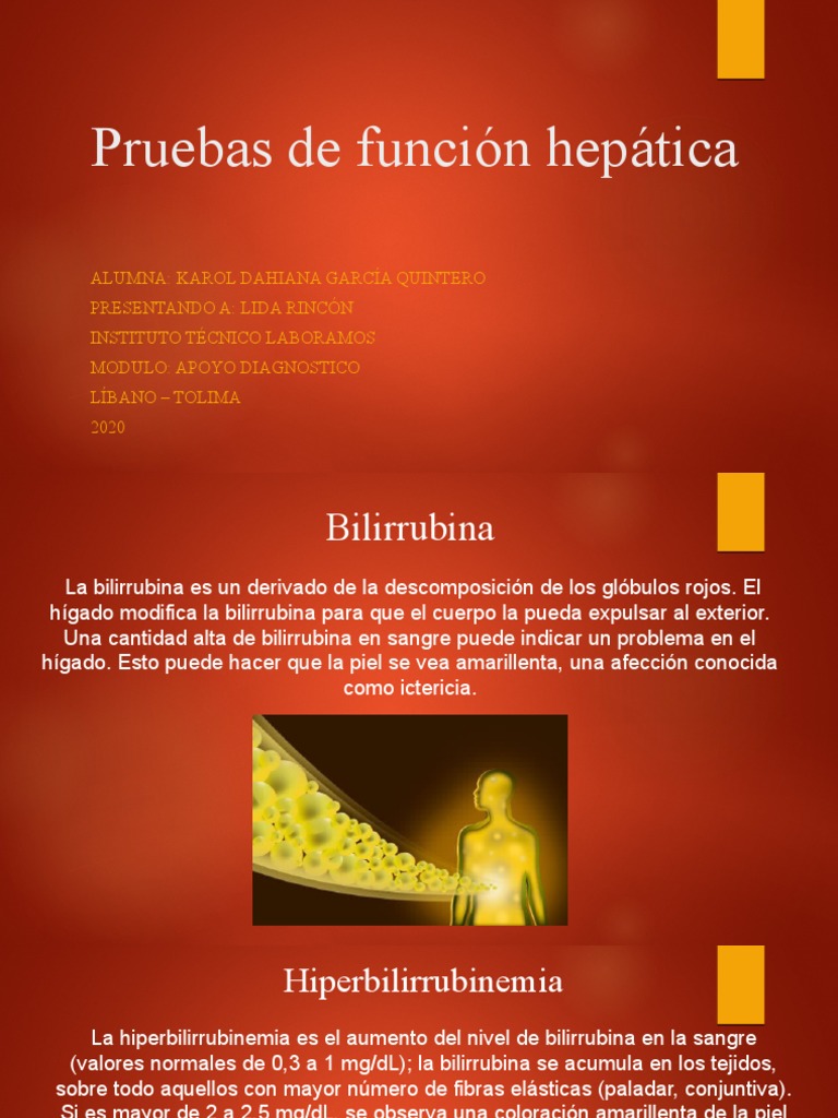 Pruebas de Función Hepática | PDF | Transaminasa | Hepatitis