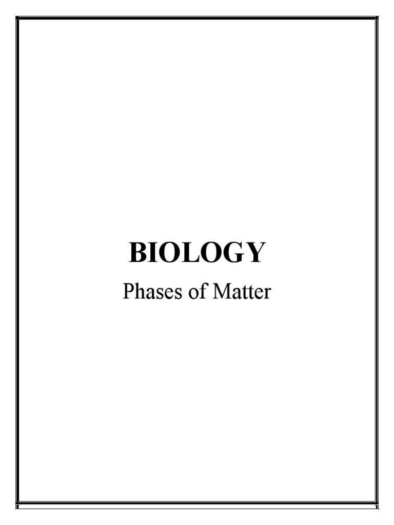 APEX Phases of Matter | PDF | Organic Compounds | Chemical Substances