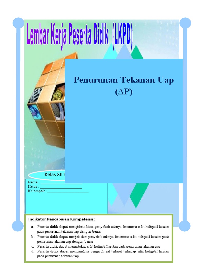 LKPD Tekanan Uap | PDF