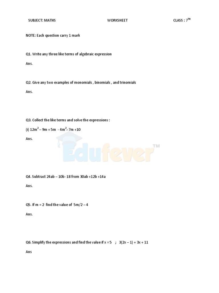 Mathematics Set-1 PDF | PDF