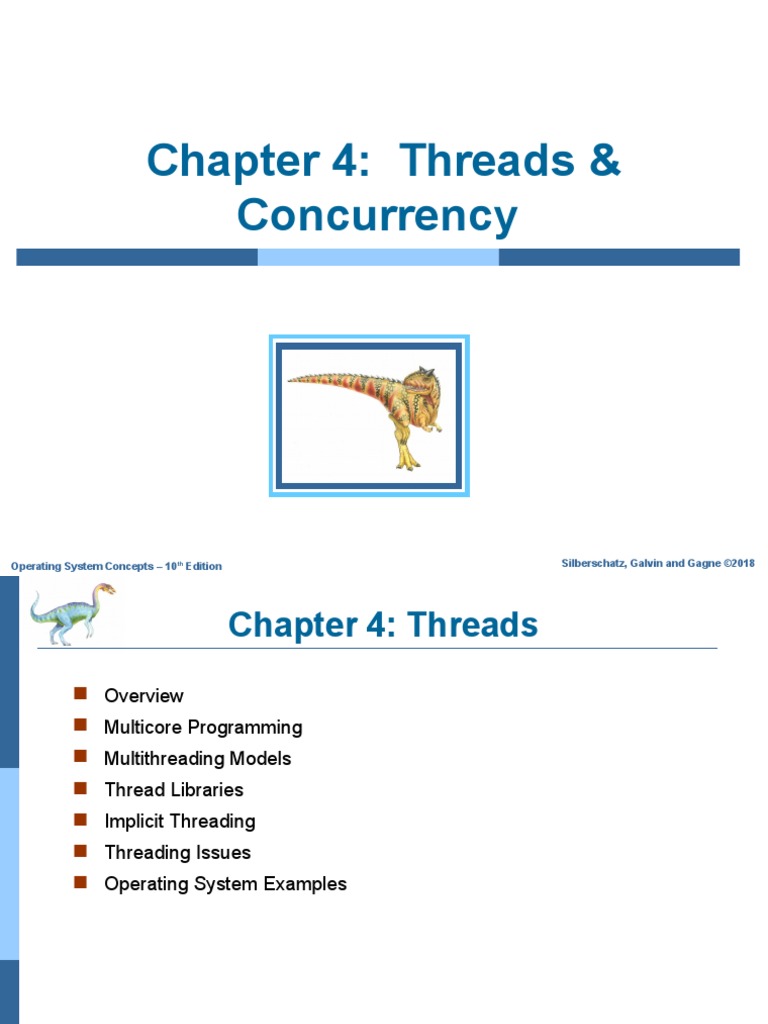 Chapter 4 THREADS & CONCURRENCY | PDF | Thread (Computing) | Multi Core Processor