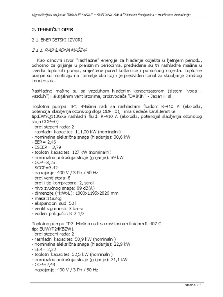 Tehnicki Opis Sistema | PDF