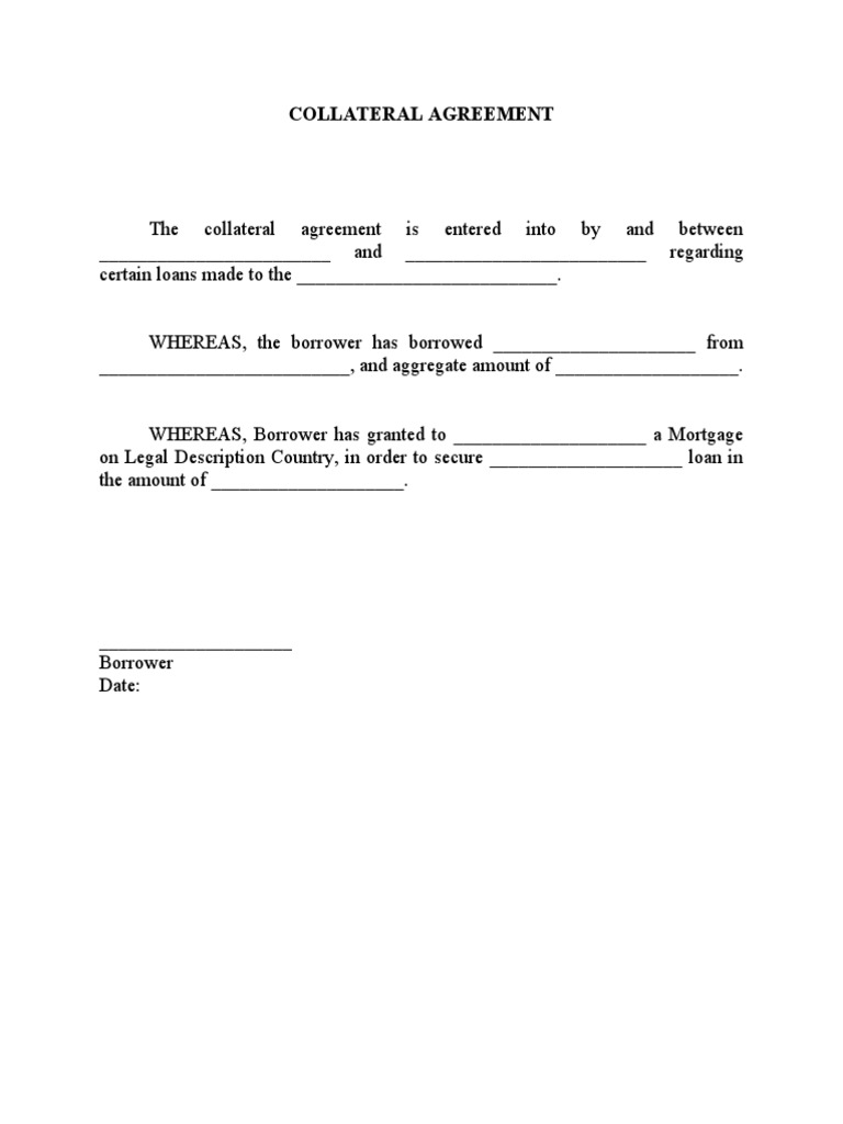 Collateral Agreement | PDF