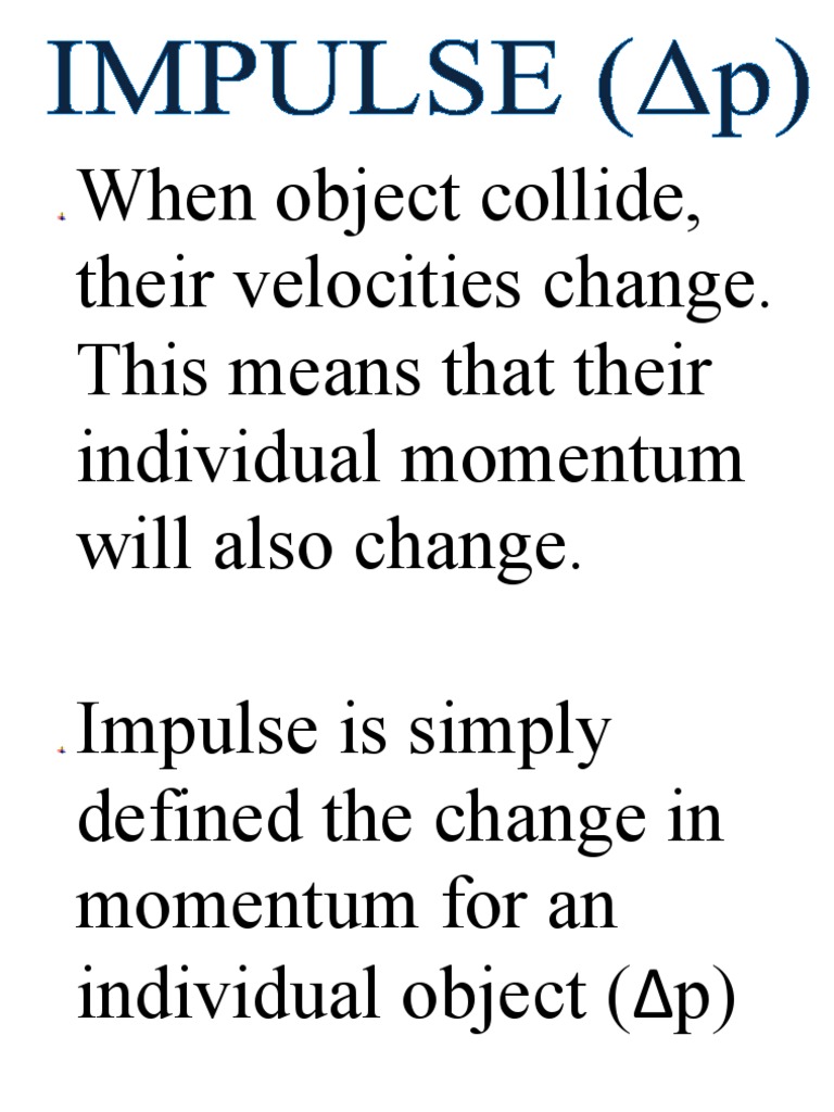 Visual Impulse | PDF | Momentum | Collision