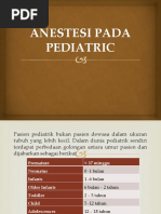 Panduan Anestesi Dan Sedasi | PDF