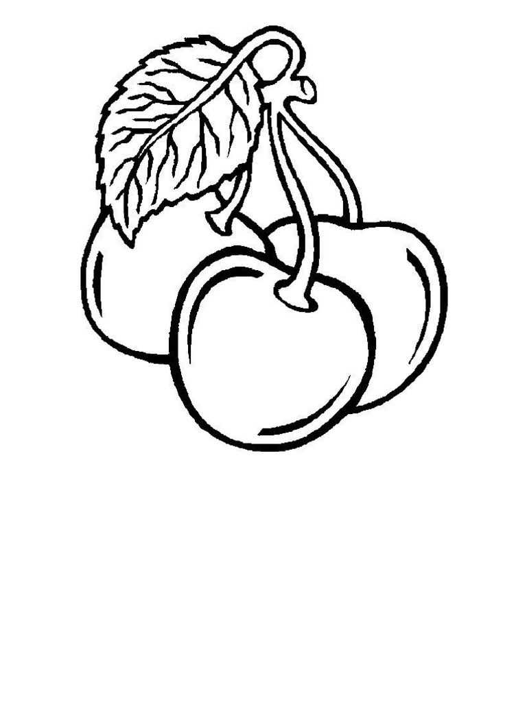 Planse de Colorat Fructe de Colorat p04 - Desene de Colorat Fructe de ...