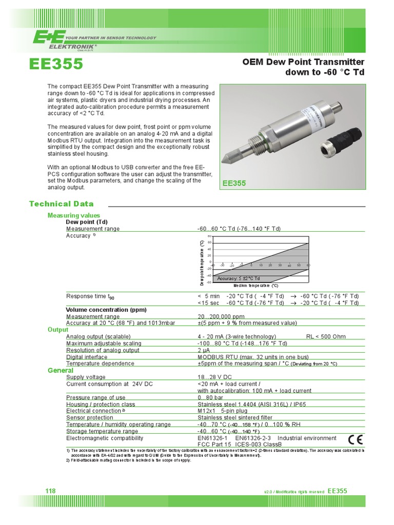 Datasheet EE355 | PDF | Electrical Connector | Temperature
