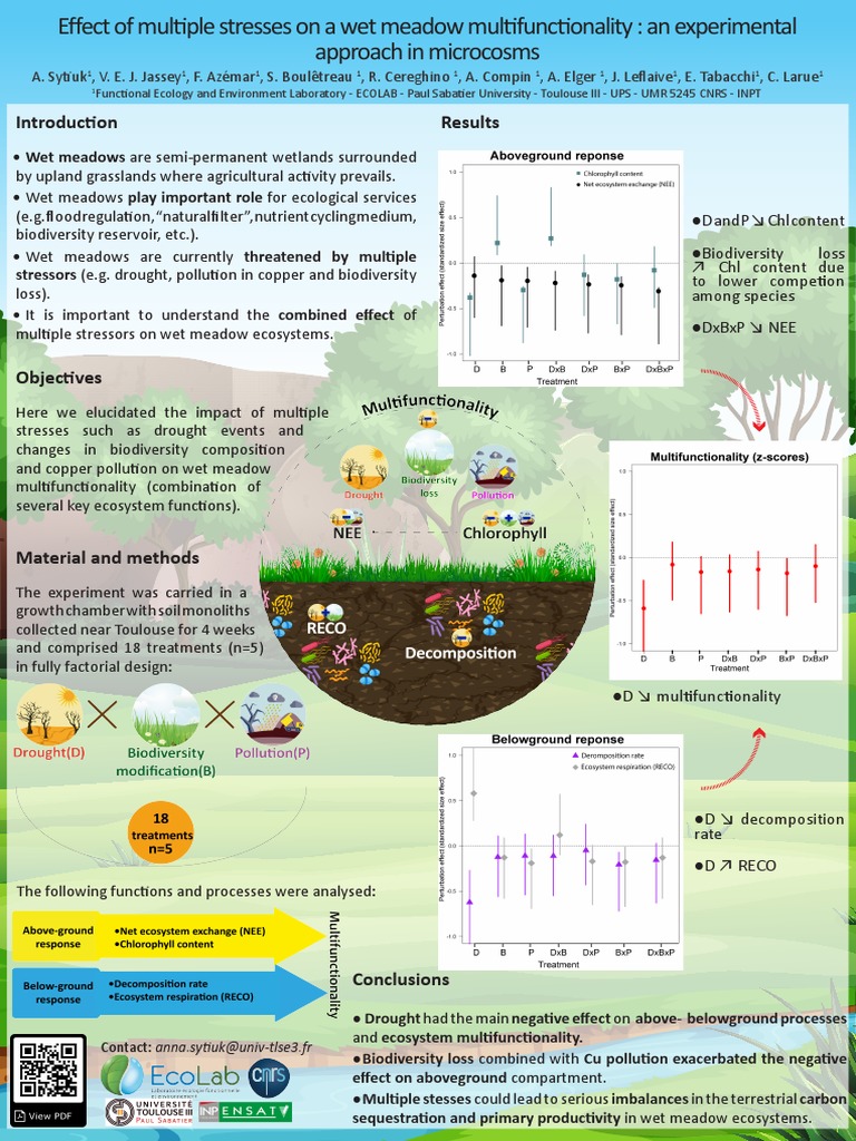 Poster Multifunctionality | PDF | Ecosystem | Biodiversity