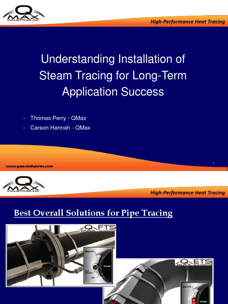 Understanding Installation of Steam Tracing For Long-Term Application ...