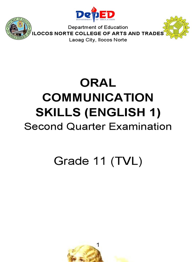 ORAL COMMUNICATION SKILLS q1 | PDF