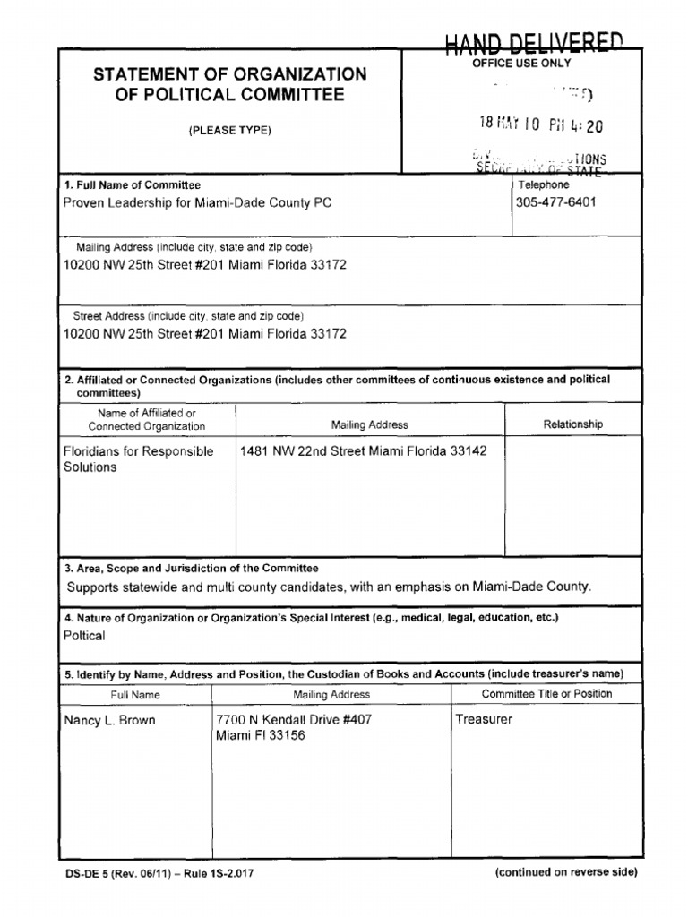 DLP Statement of Organization | PDF