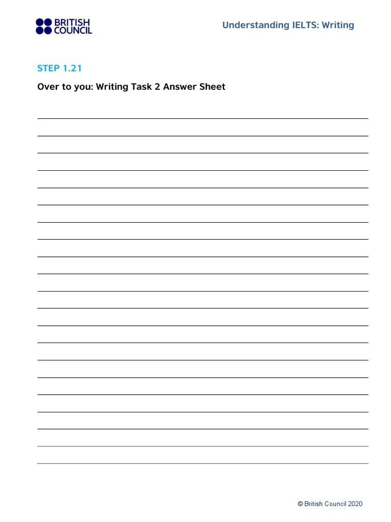 Task 2 Answer Sheet PDF | PDF