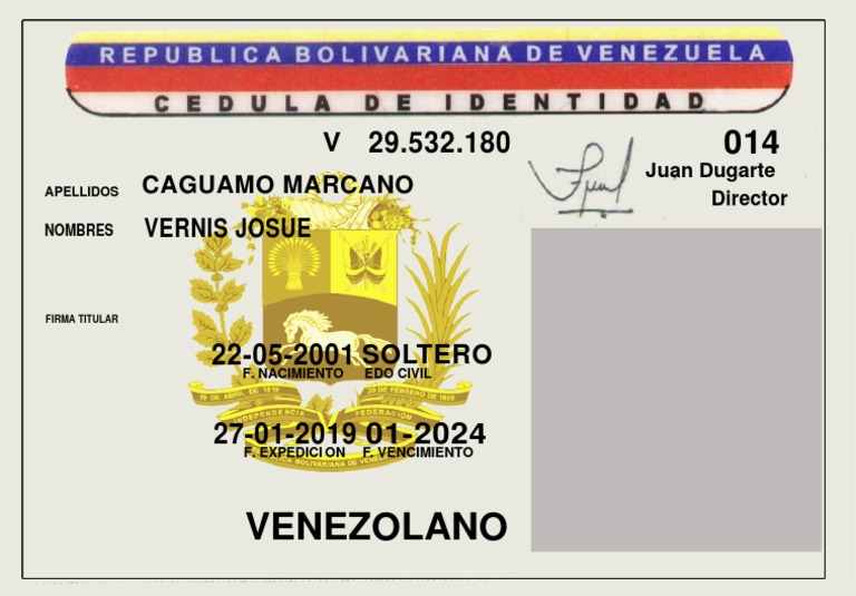Cedula Venezolana V2 PDF | PDF