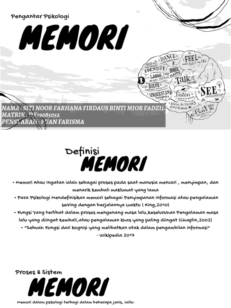 Memahami Proses Dan Sistem Memori Pdf
