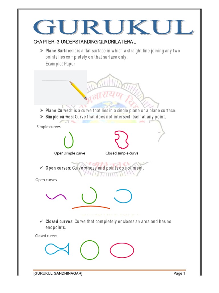 Chapter - 3 Understanding Quadrilateral | PDF | Rectangle | Euclidean Geometry