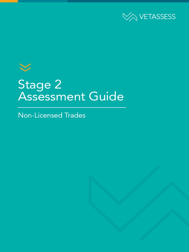 Vetassess - Stage 2 - Assessment Guide - FA PDF | PDF | Personal ...