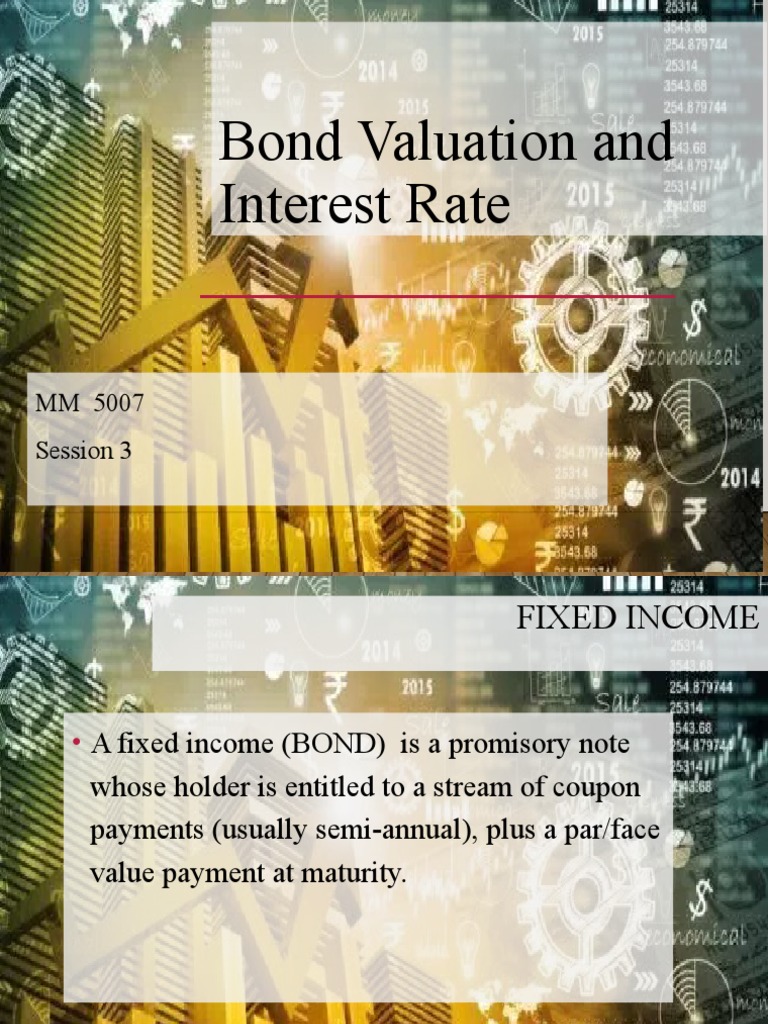 Session 3 Bond and Interes Rate | PDF | Yield Curve | Bonds (Finance)