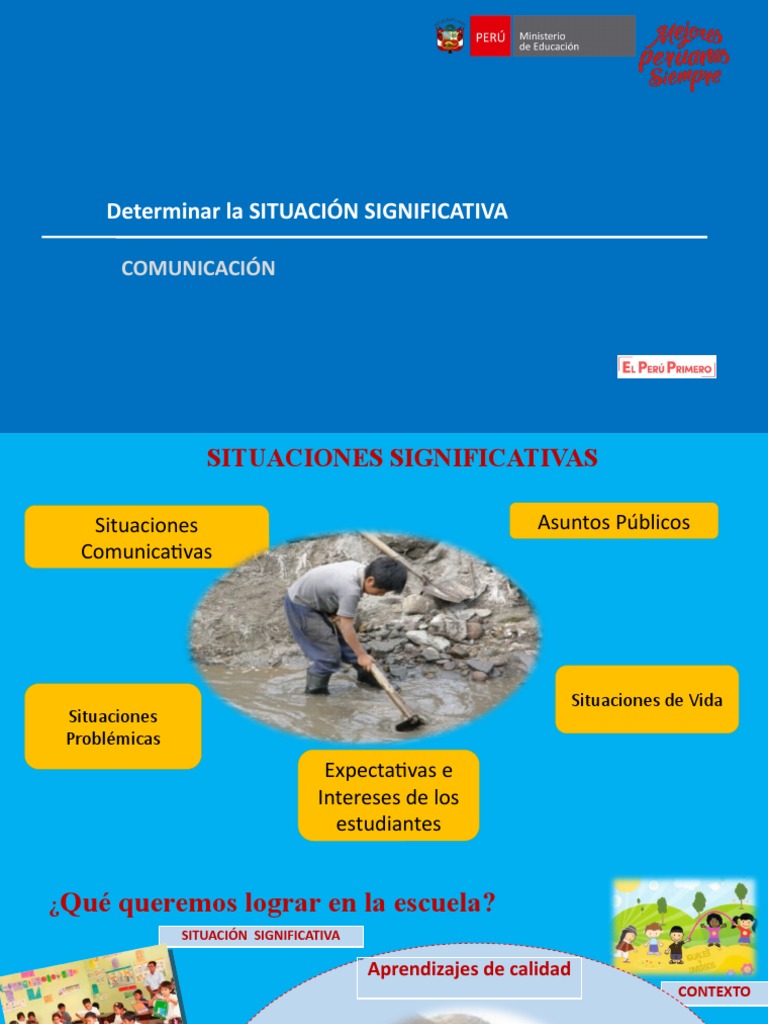 Ejemplo de Situación Comunicativa Área de Comunicación-1 | PDF ...