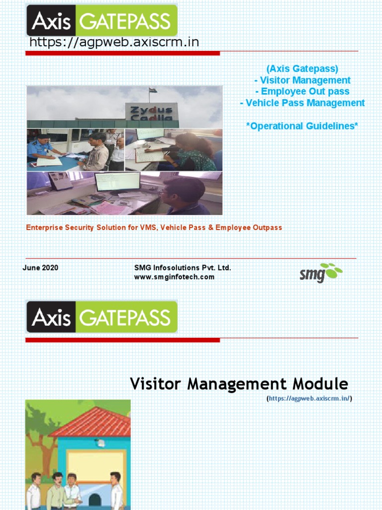 Axis Gatepass Training-Overview Presentation - VMS, Outpass & Vehicle ...