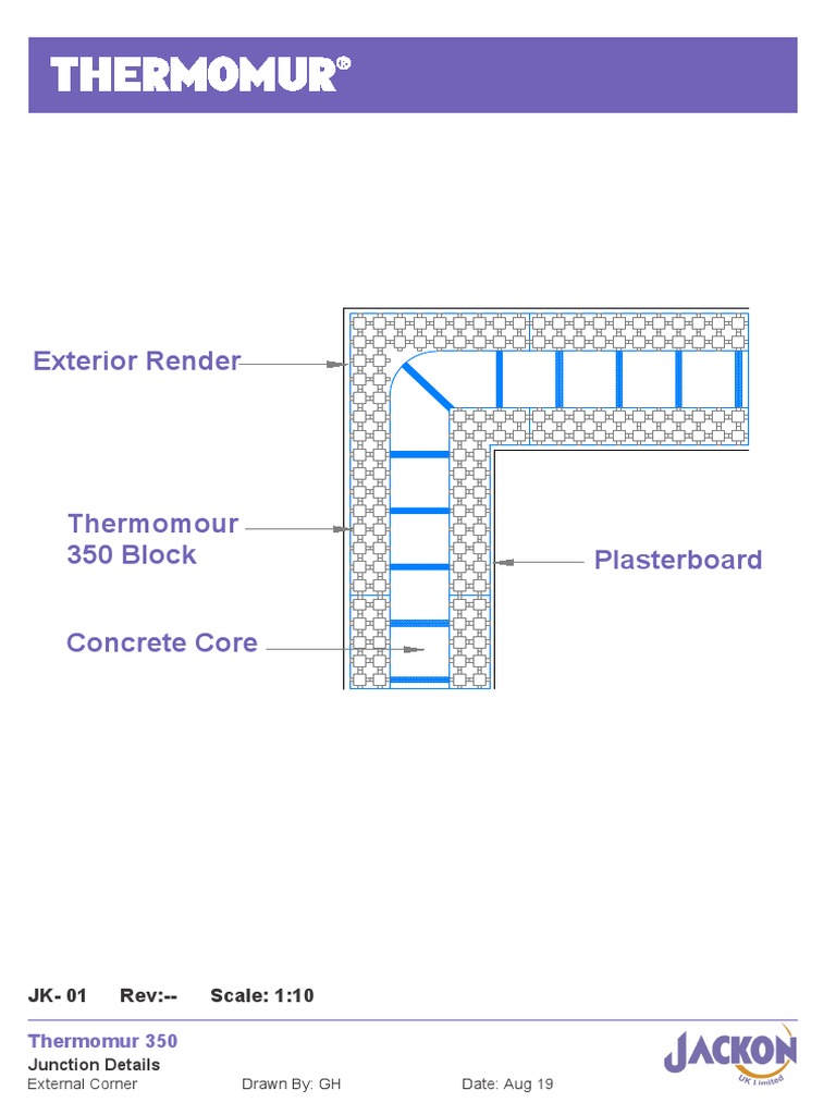 Jackon Thermomur ICF Standard Construction Details | PDF | Framing ...