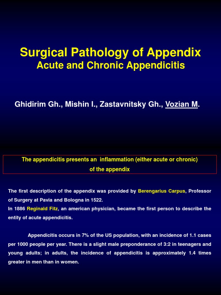 Acute Appendicitis | PDF | Ovarian Cancer | Gastroenterology