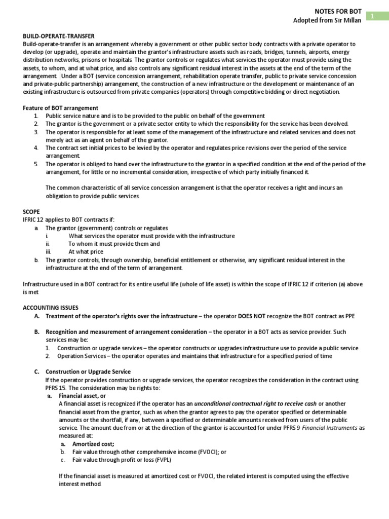 Understanding Build-Operate-Transfer Contracts | PDF | Expense ...