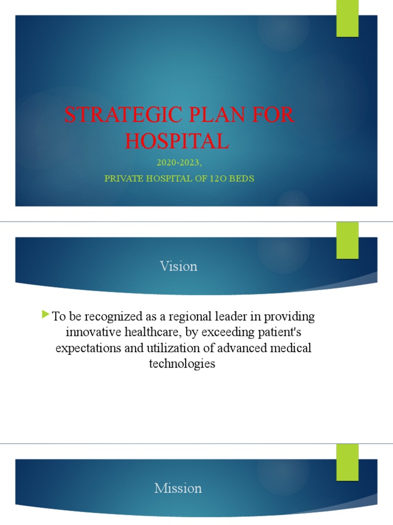 Strategic Plan For Hospital | PDF | Patient Safety | Competence (Human ...
