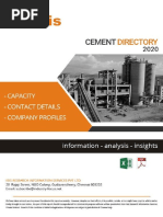 Cement Manufacturers Contact Directory | PDF | Economy Of India | Companies