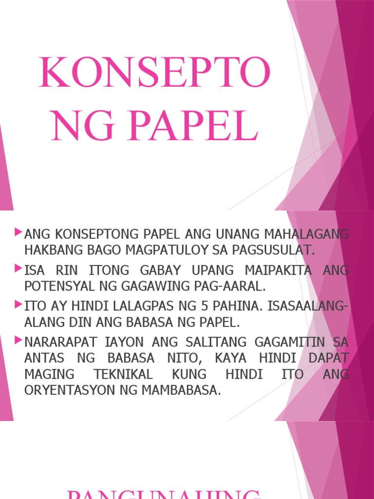 2-Konseptong Papel | PDF