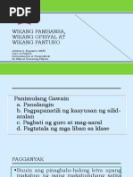 Wikang Panturo at Wikang Opisyal | PDF