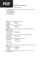 Bank Soal Kimia Kelas X Kurikulum Merdeka | PDF