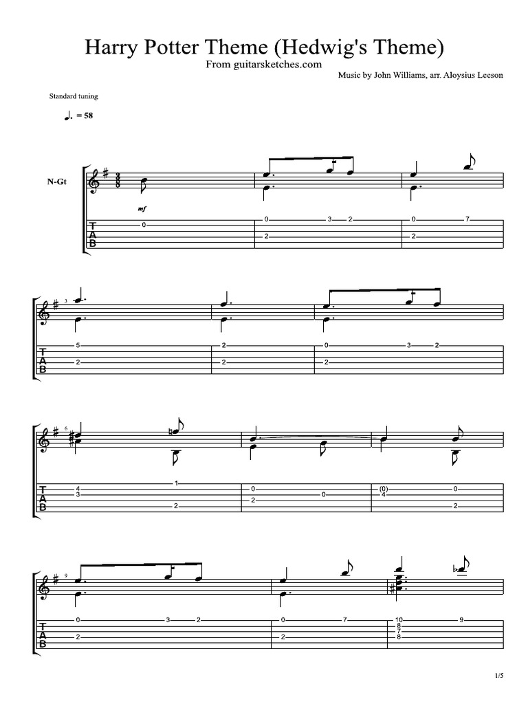 Harry Potter Theme PDF | PDF