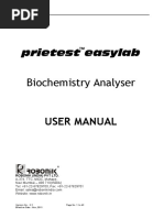 Mispa i3 Analyzer User Manual | PDF | Barcode | Disinfectant