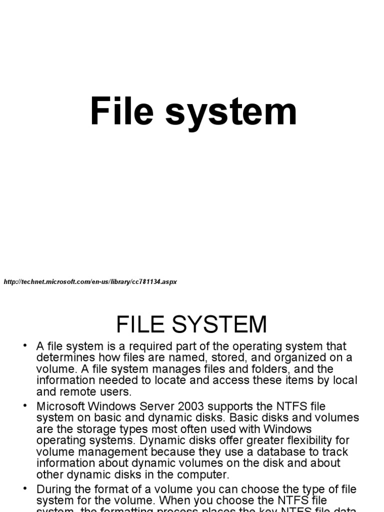 Understanding NTFS File System Basics | PDF | Booting | File System