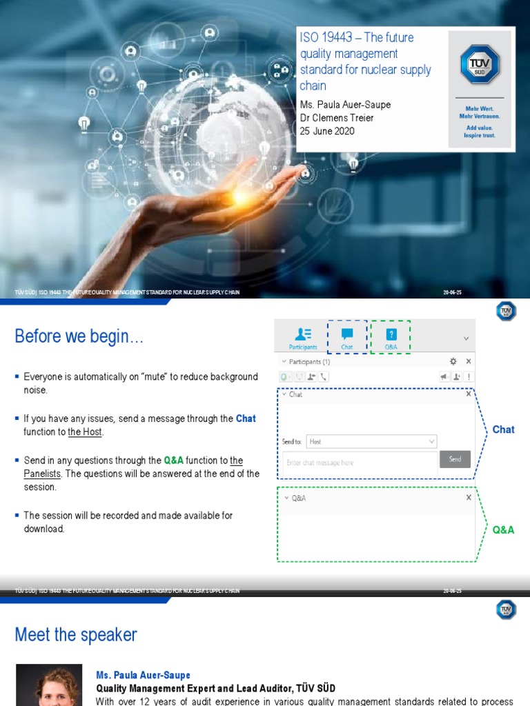 ISO 19443 – The future quality management standard for nuclear supply ...