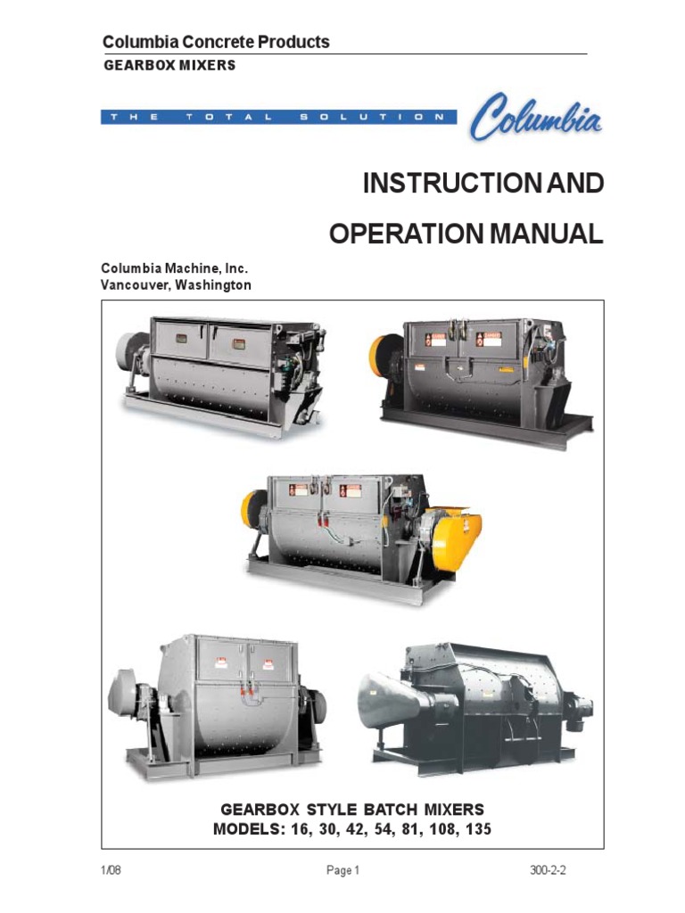 Mixer Manual PDF | PDF | Safety | Prevention