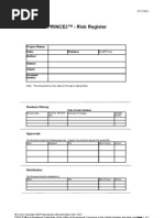 PRINCE2 6th Edition Issue Register Template Example | PDF | Business ...